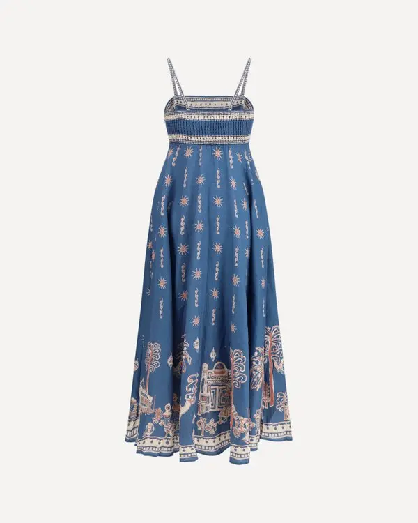 ALEMAIS Acacia Linen Maxi Dress
