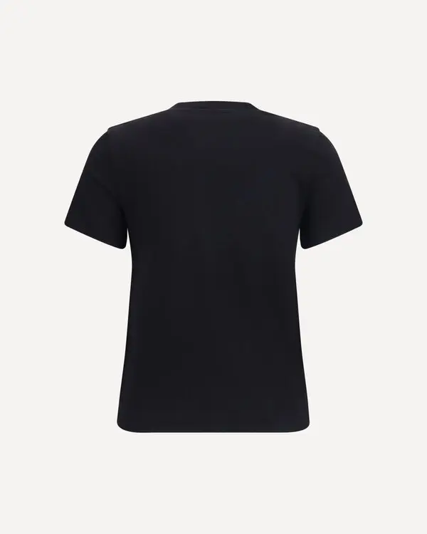 Jacquemus Logo Patch Ribbed Crewneck T-shirt