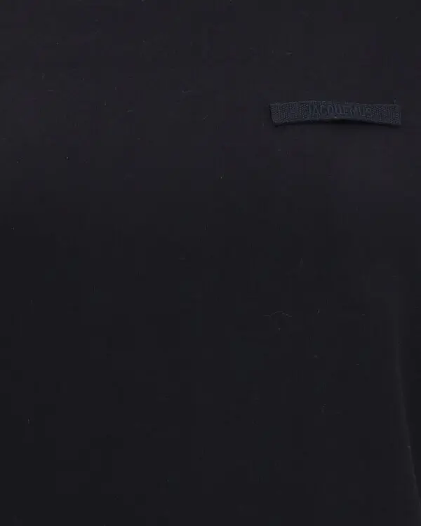 Jacquemus Logo Patch Ribbed Crewneck T-shirt