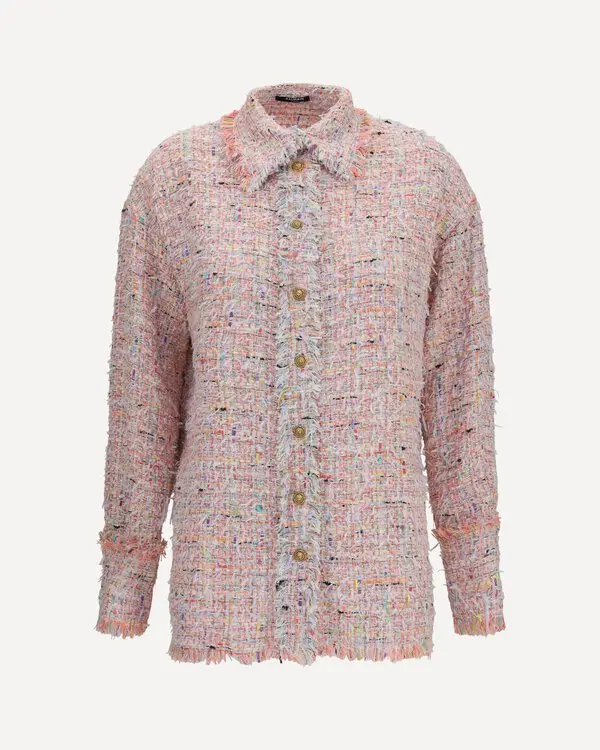 Balmain Tweed Shirt - Multicolour