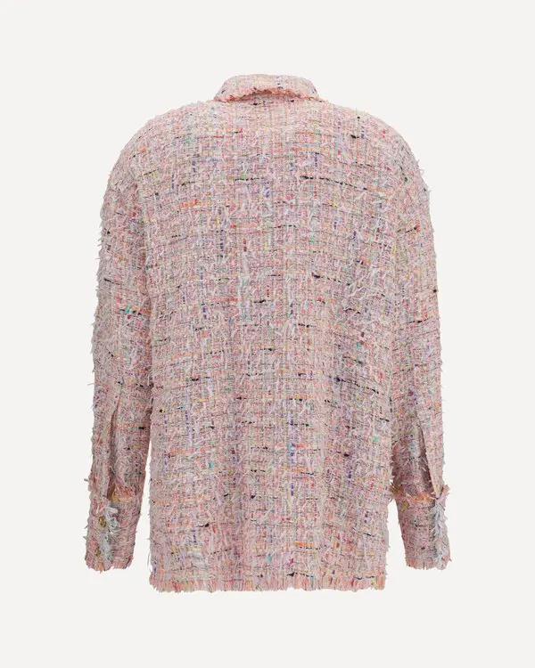 Balmain Tweed Shirt - Multicolour
