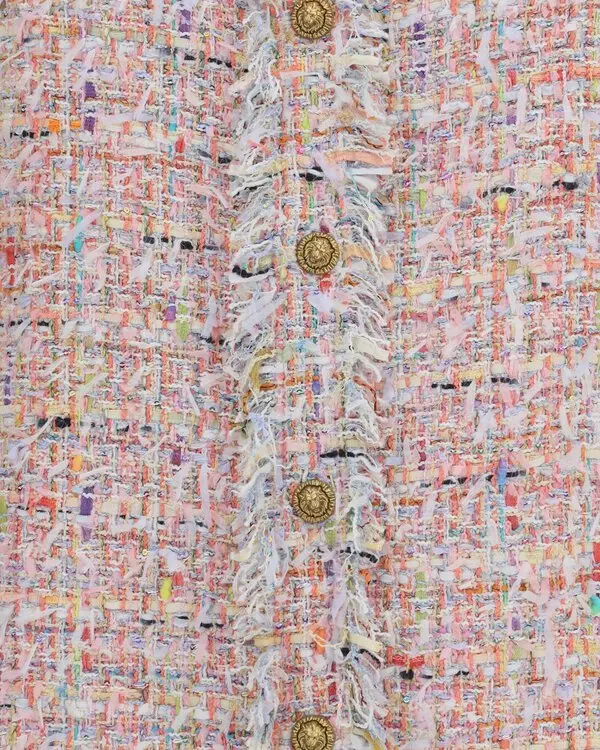 Balmain Tweed Shirt - Multicolour