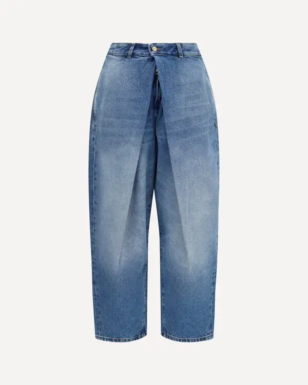 Balmain Barrel Fit Denim Jeans