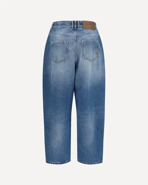 Balmain Barrel Fit Denim Jeans