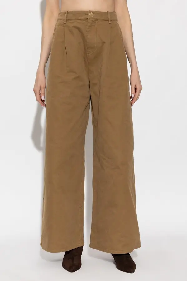 JIL SANDER Cotton Pleated Trousers
