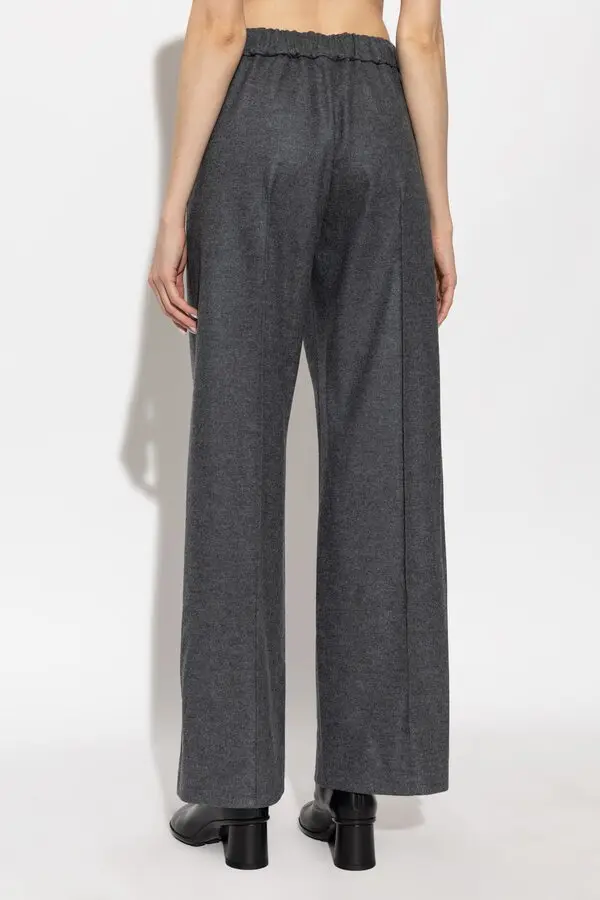JIL SANDER Wool Pants With Stitched Seams On The Legs