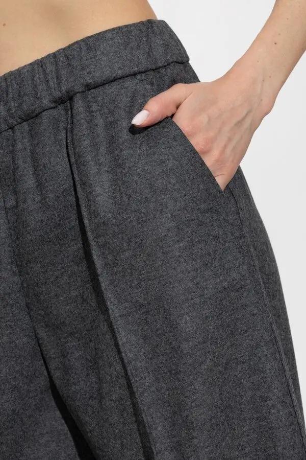 JIL SANDER Wool Pants With Stitched Seams On The Legs