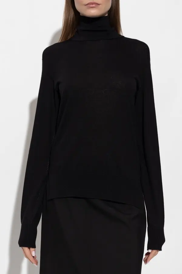 JIL SANDER Turtleneck With Side Slits