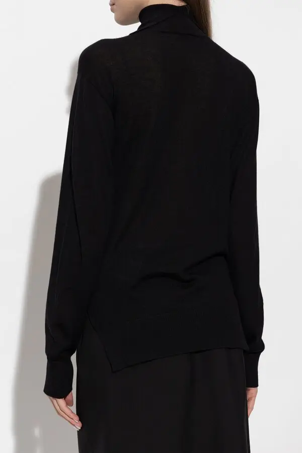 JIL SANDER Turtleneck With Side Slits