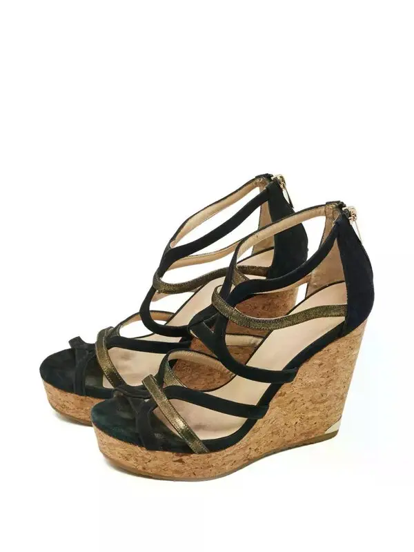 JIMMY CHOO Portia Wedge-heel Sandals