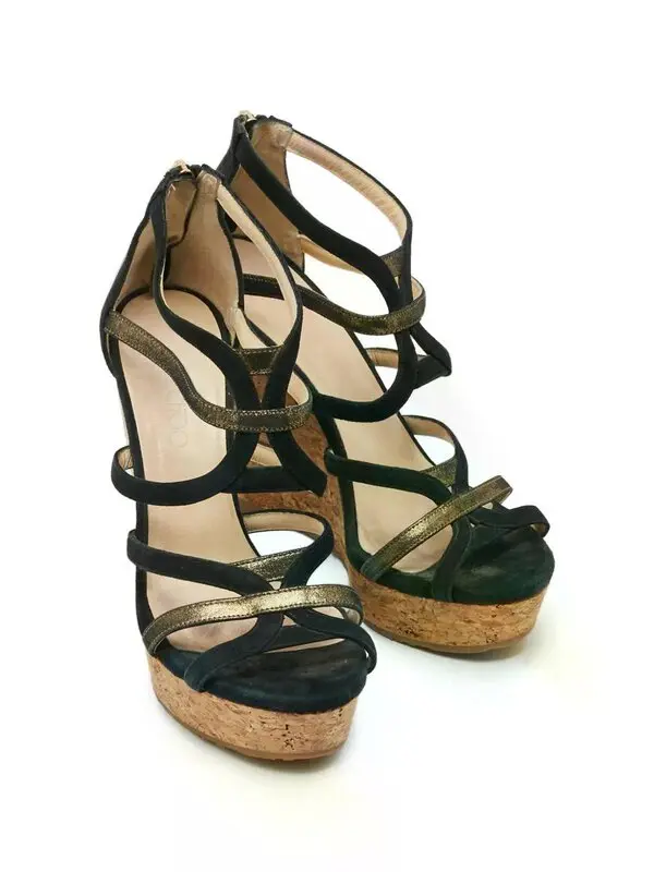JIMMY CHOO Portia Wedge-heel Sandals