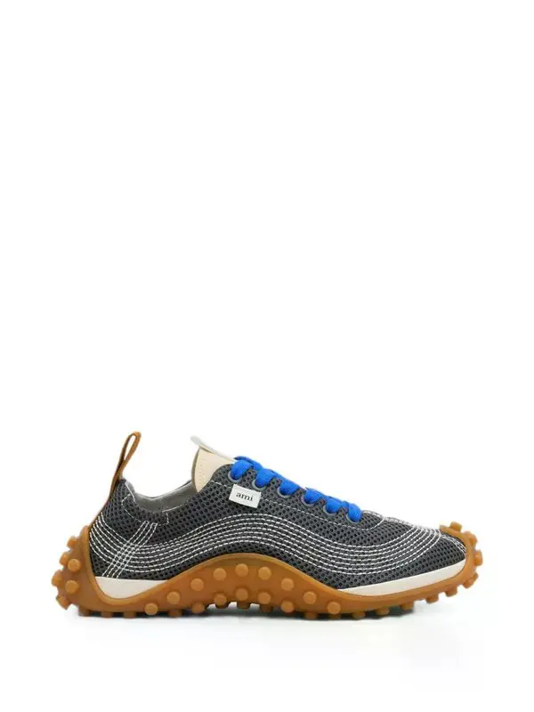 AMI Paris Mesh Mirage Sneakers - Grey
