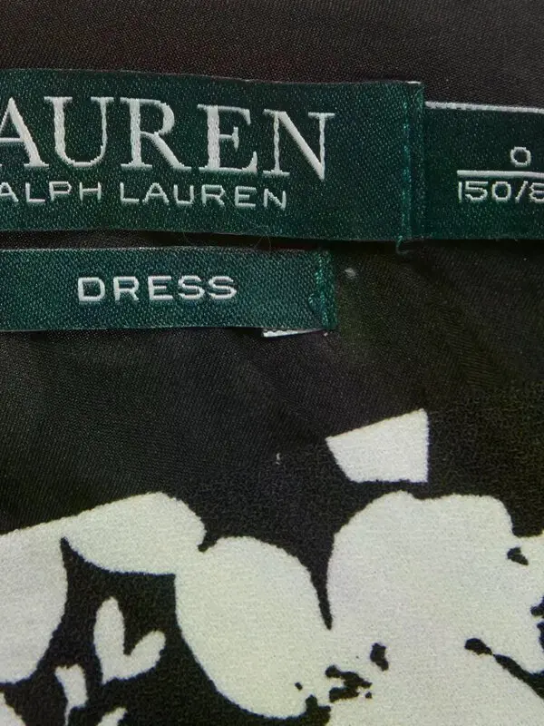 Ralph Lauren Floral Print Sleeveless V-neck Mini Dress