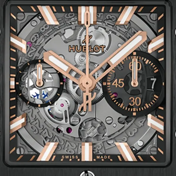 HUBLOT Ceramic Square Bang Unico Watch