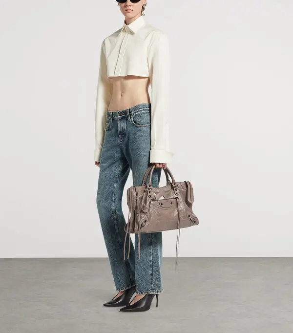 Balenciaga Medium Leather Le City Top-handle Bag
