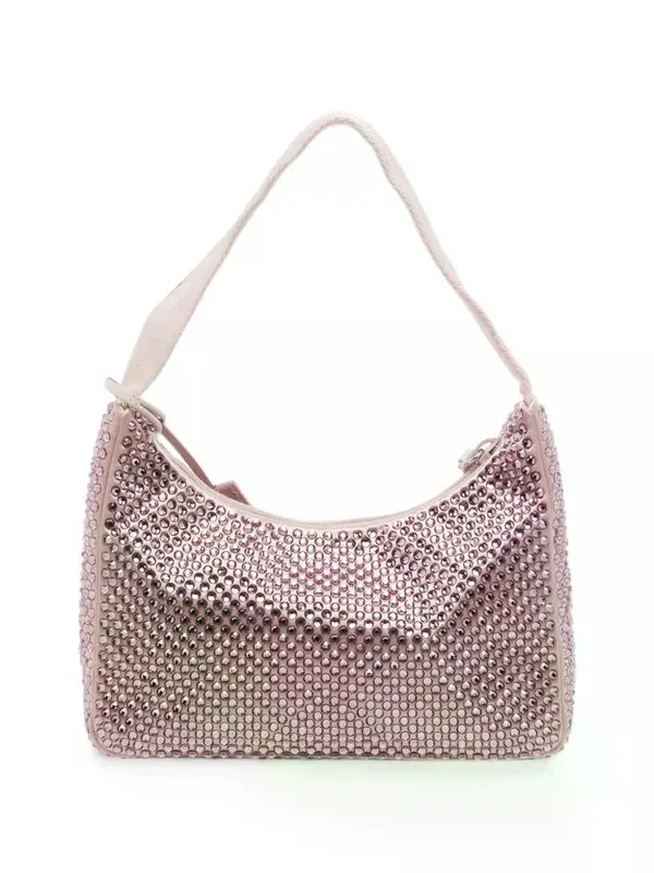 Prada Re-edition 2000 Crystal-embellished Shoulder Bag