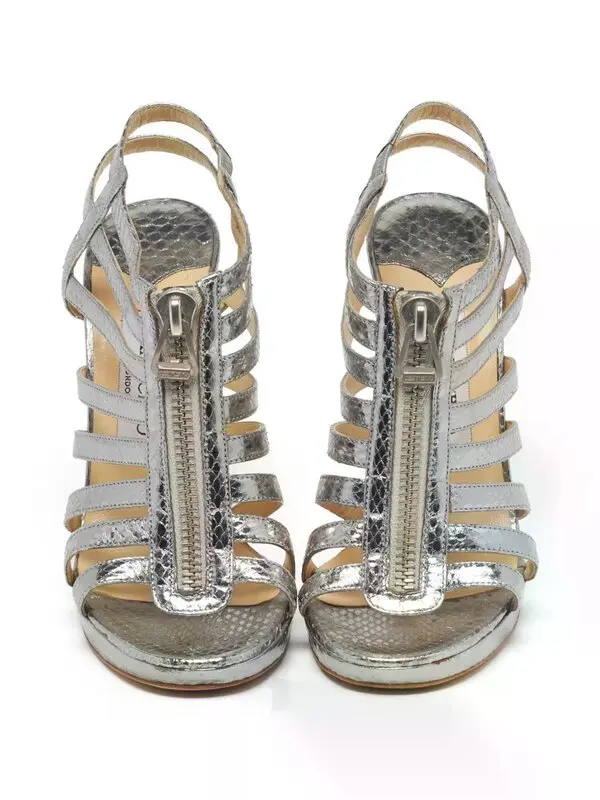 JIMMY CHOO Glenys Strappy Leather Sandals