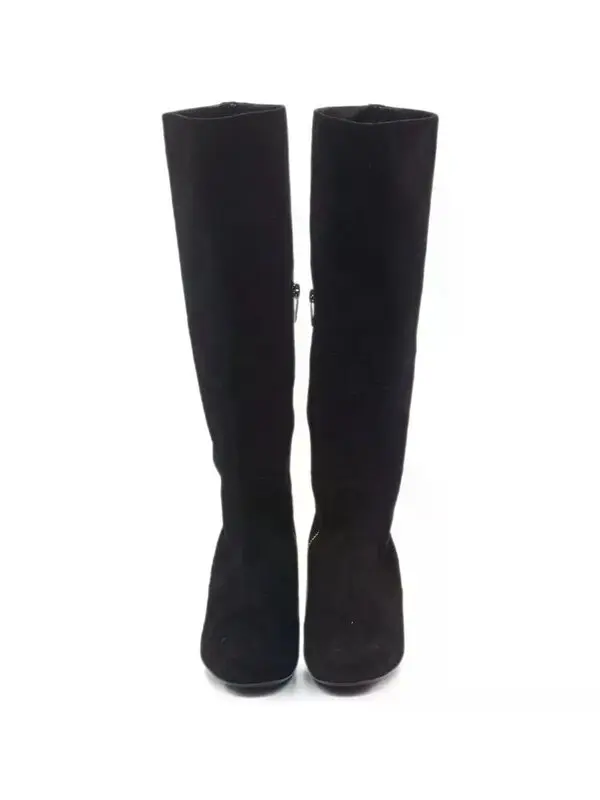 Saint Laurent Suede Knee-high Boots