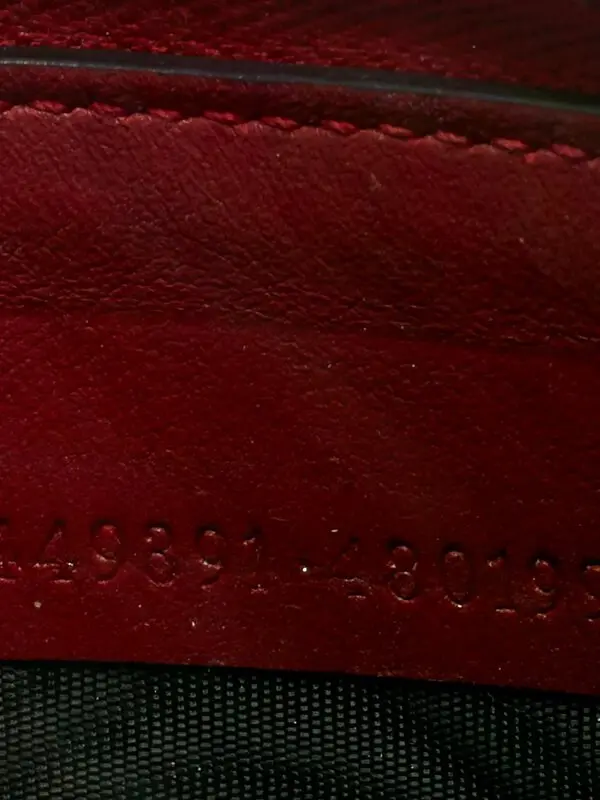 Gucci Microguccissima Zip-fastening Wallet - Red