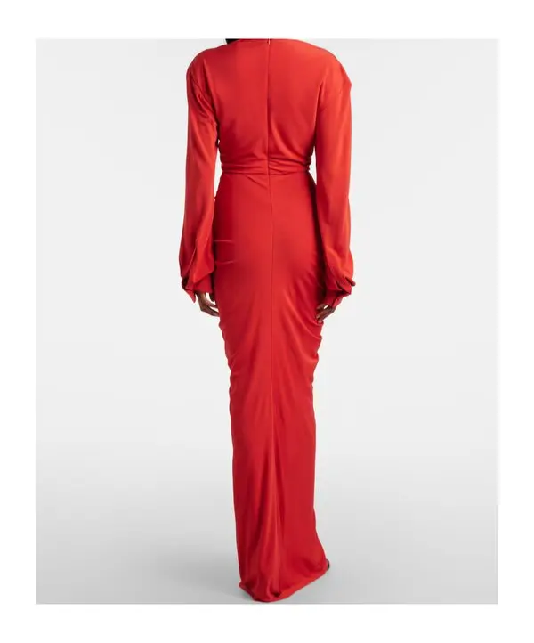 Christopher Esber Vivenda Cutout Gathered Gown