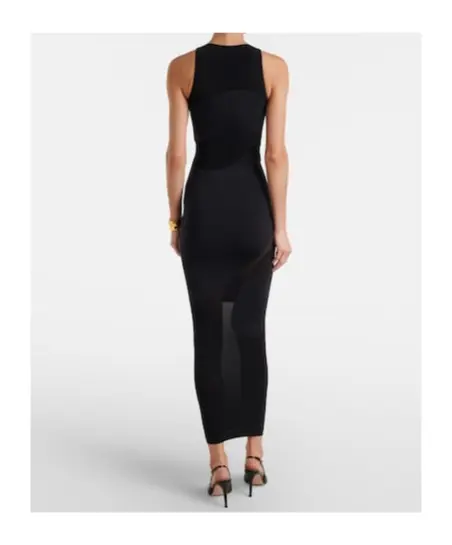 Wolford Shade Paneled Midi Dress