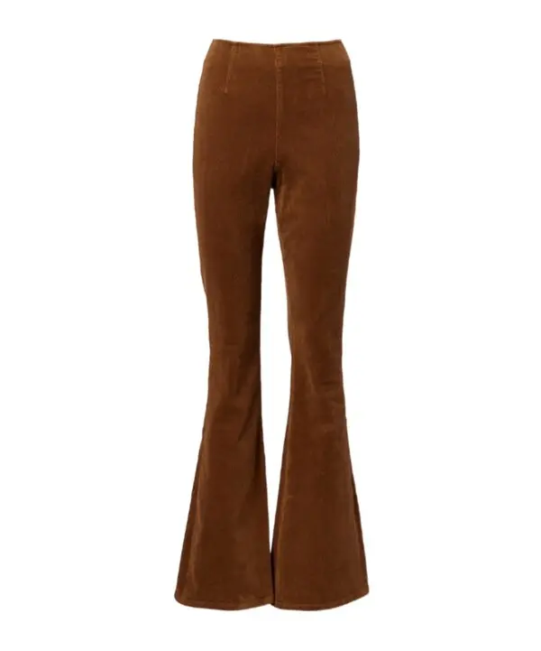 Veronica Beard Beverly Off-duty Corduroy Flared Pants - Brown