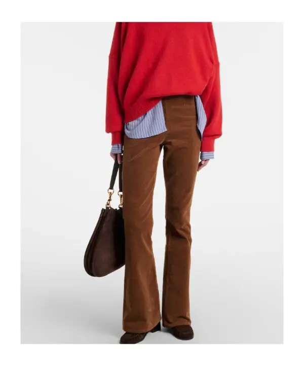 Veronica Beard Beverly Off-duty Corduroy Flared Pants