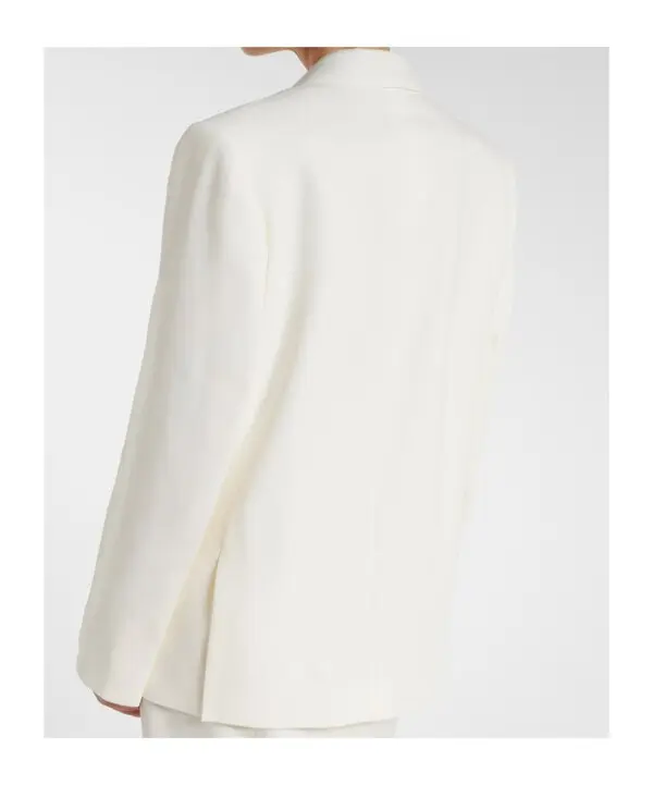 Victoria Beckham Lapel Collar Long-sleeved Blazer