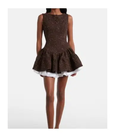 SHUSHU/TONG Knitted Wool-blend Minidress