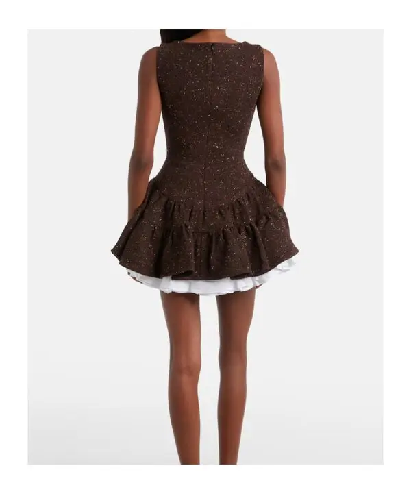 SHUSHU/TONG Knitted Wool-blend Minidress
