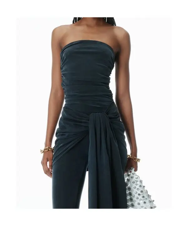 Alexander Wang Off-shoulder Layered Playsuit