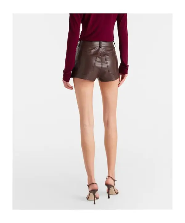 Norma Kamali Belt Loops Shorts