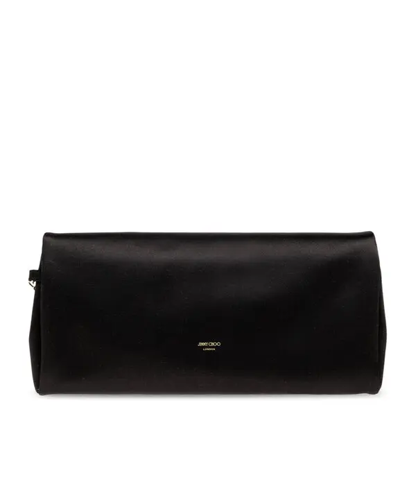 JIMMY CHOO Xandra Satin Clutch Bag