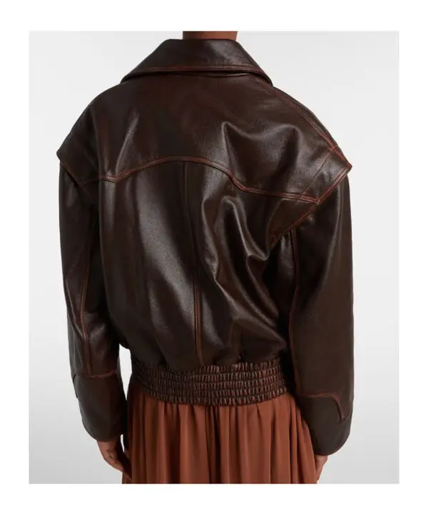 JACQUES WEI Leather Biker Jacket