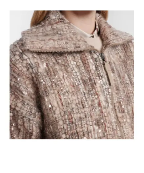 Brunello Cucinelli Sequined Knit Cardigan