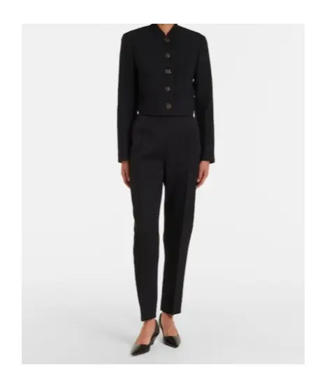 THE ROW Eranza Wool Straight Pants