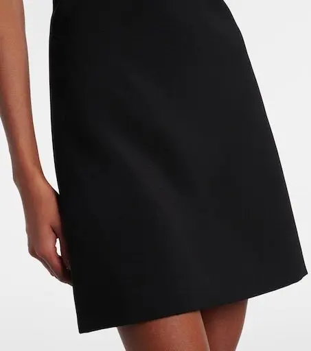 SELF-PORTRAIT Floral-appliqué Off-shoulder Minidress