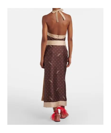 Valentino Garavani Printed Silk Twill Wrap Skirt