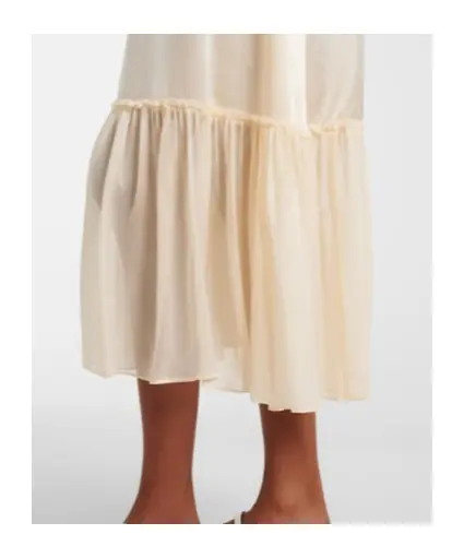 Ulla Johnson Marielle Ruched Silk Midi Dress