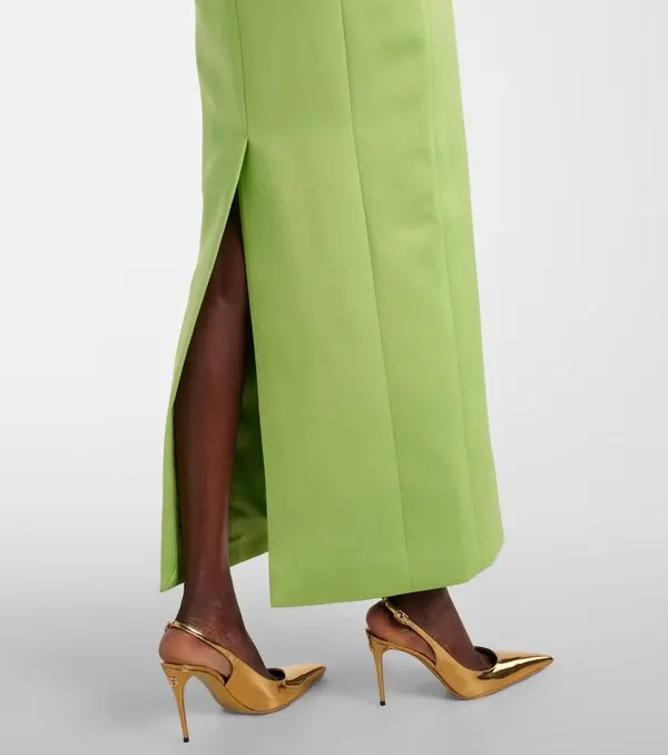 LEO Lin Lucinda Sequin Embellished Floral Crêpe Satin Maxi Dress