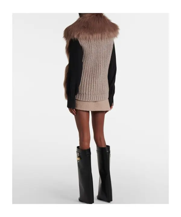 Givenchy Faux Fur Vest