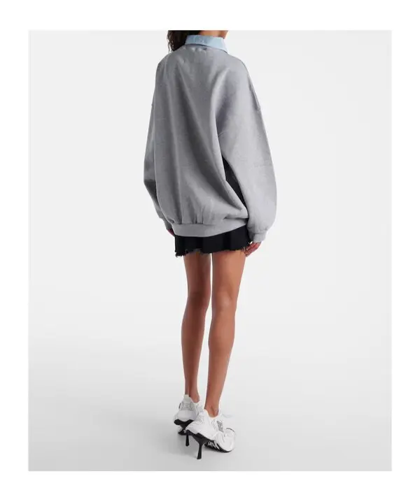 Balenciaga Ceo Team Cotton Fleece Sweatshirt