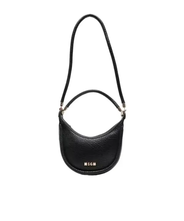 MSGM Leather Shoulder Bag