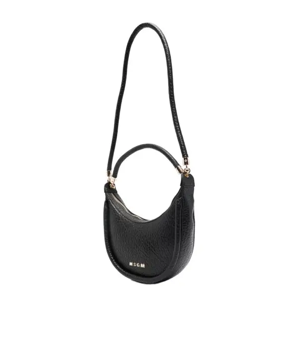 MSGM Leather Shoulder Bag
