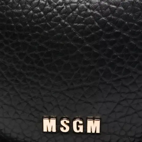 MSGM Leather Shoulder Bag