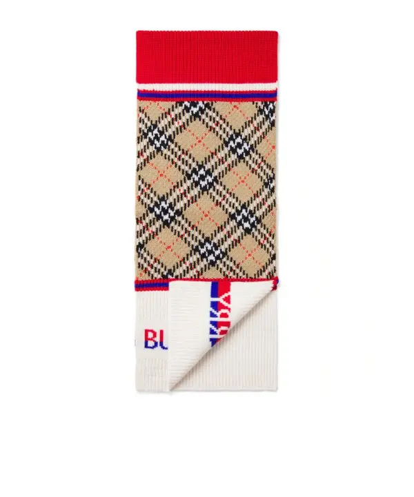 Burberry Check Cotton Jersey T-shirt