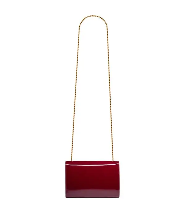 Saint Laurent Kate Logo Plaque Small Shoulder Bag
