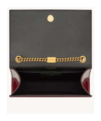 Saint Laurent Kate Logo Plaque Small Shoulder Bag