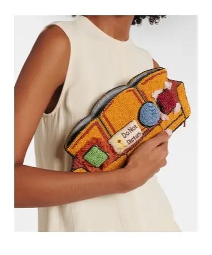 Staud Sofa Beaded Clutch