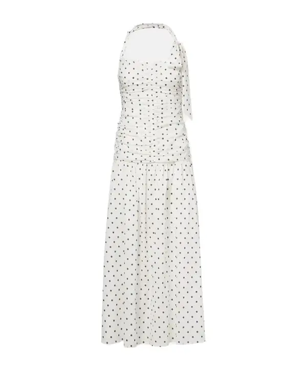 Posse Edie Polka-dot Maxi Dress